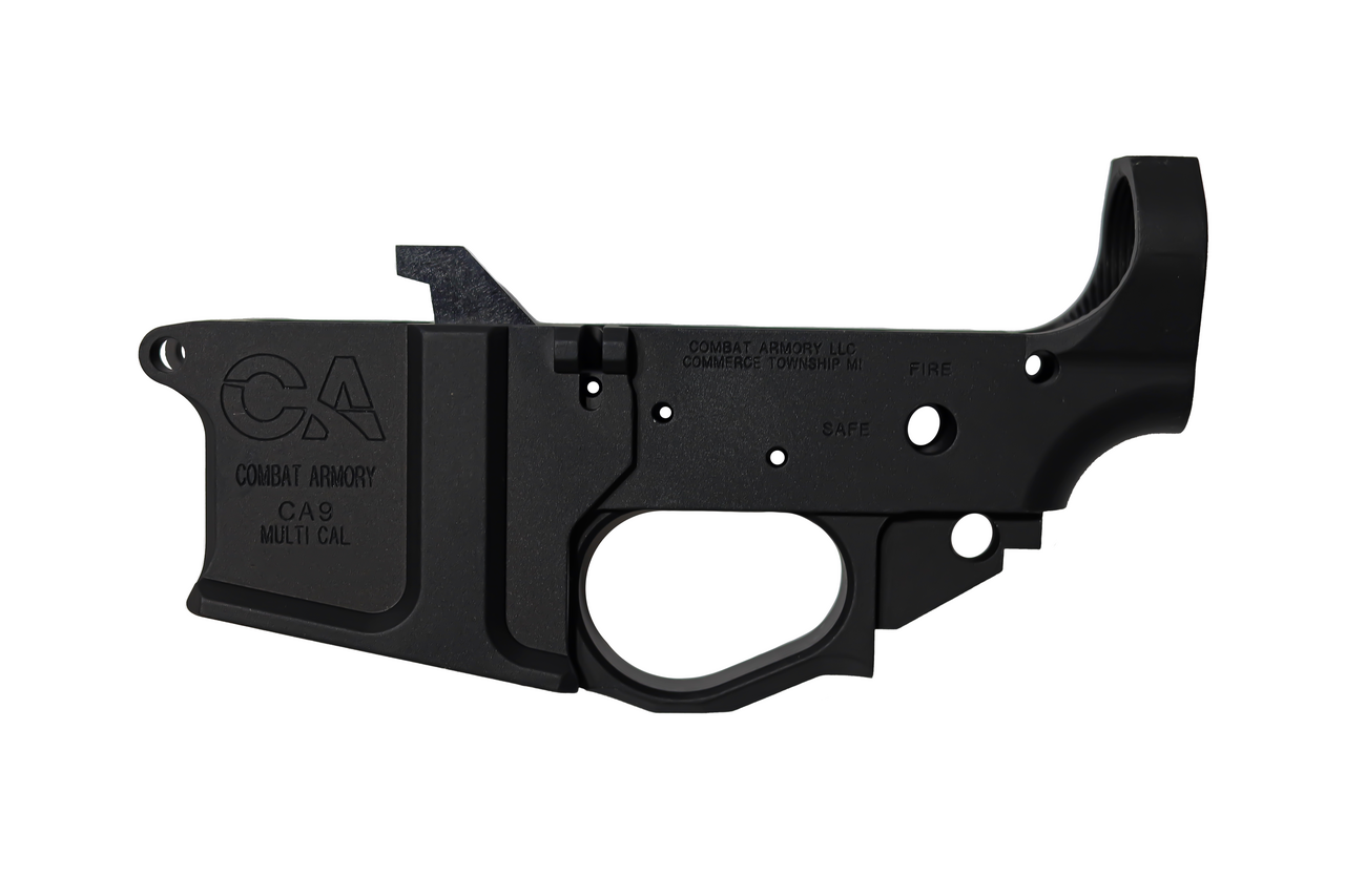 Combat Armory Billet AR-9 Lower Receiver (FFL REQ.) - RightToBear.com