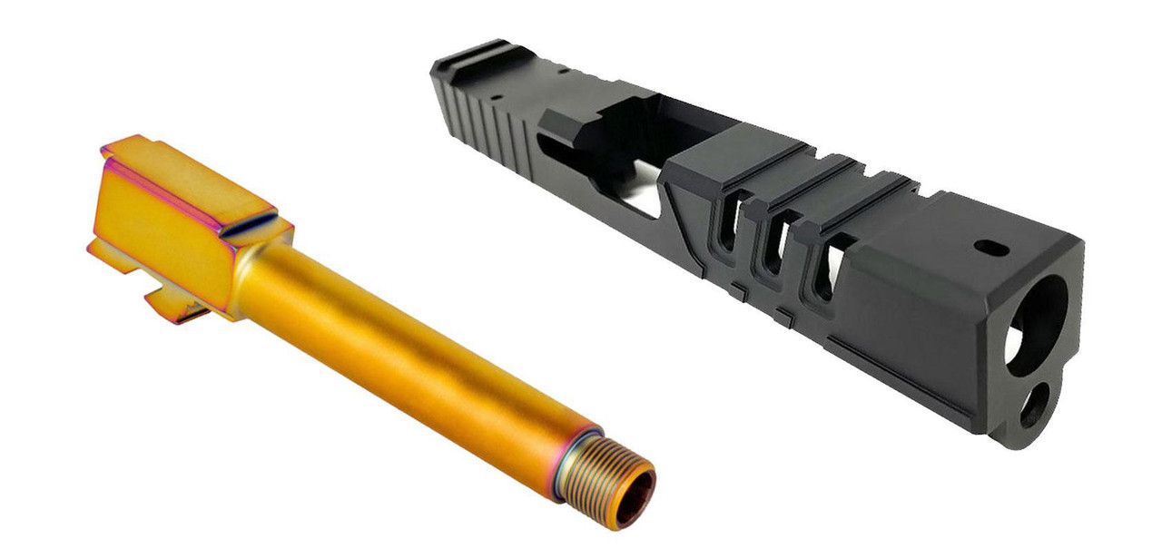 RTB G19 Lightening Cut Slide w/ RMR Cutout + Drop In 9mm Barrel ...