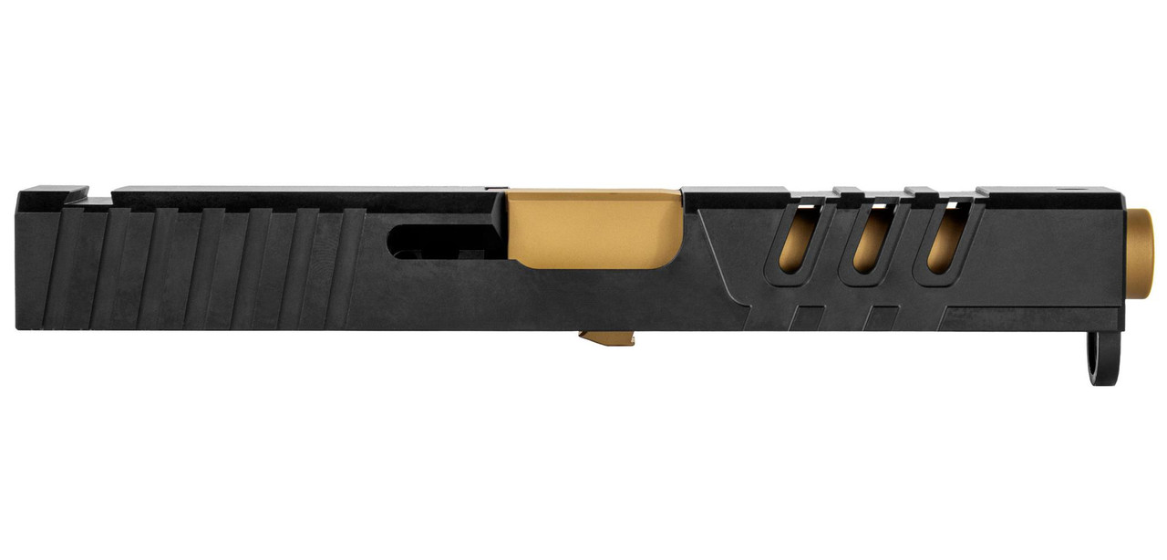RTB G19 Lightening Cut Slide + Drop In 9mm Barrel - FDE PVD Coated ...