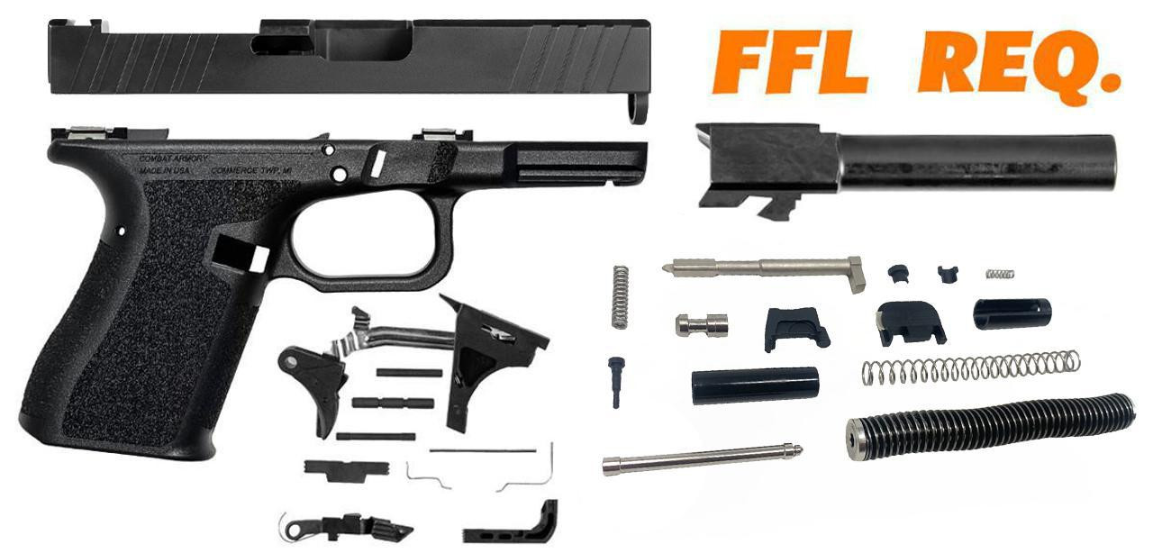 G19 Complete Pistol Build Kit (RMR) - Black - RightToBear.com