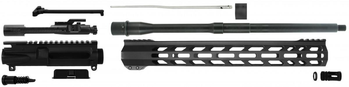 TACFIRE Upper Build Kit 16" .350 Legend - Black | A2 | 15" M-LOK | With ...