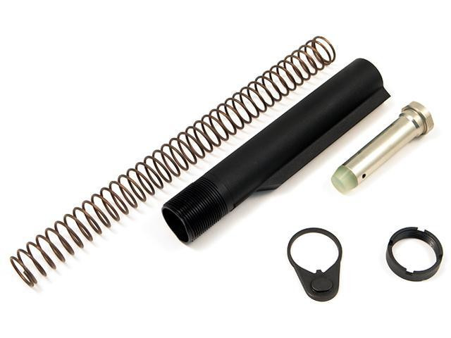 Lightweight Billet Aluminum Stock w/ 7075 Mil-Spec Buffer Tube Kit ...
