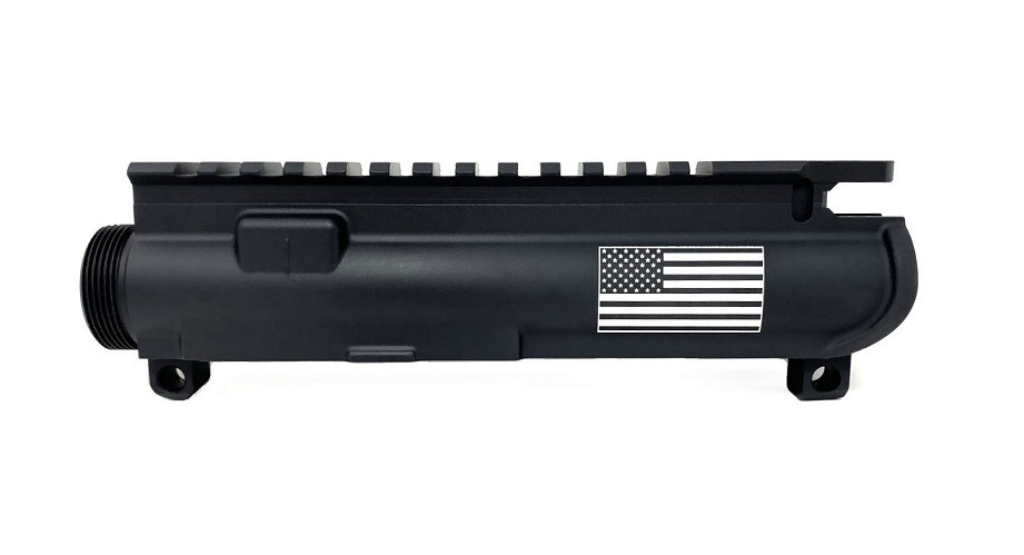 Custom Engraved M4 Upper - American Flag