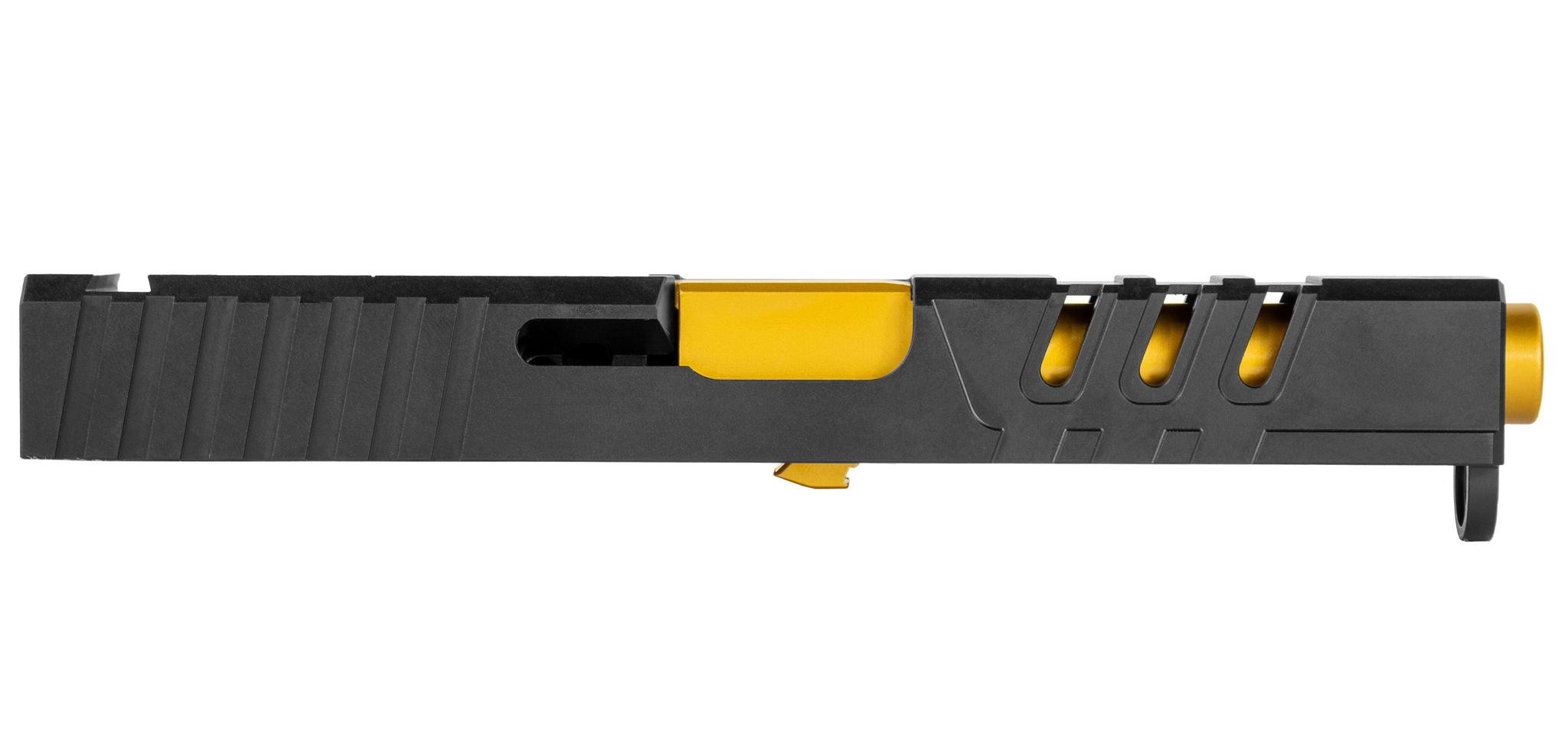RTB G19 Lightening Cut Slide + Drop in G19 9mm Barrel - TiN ...
