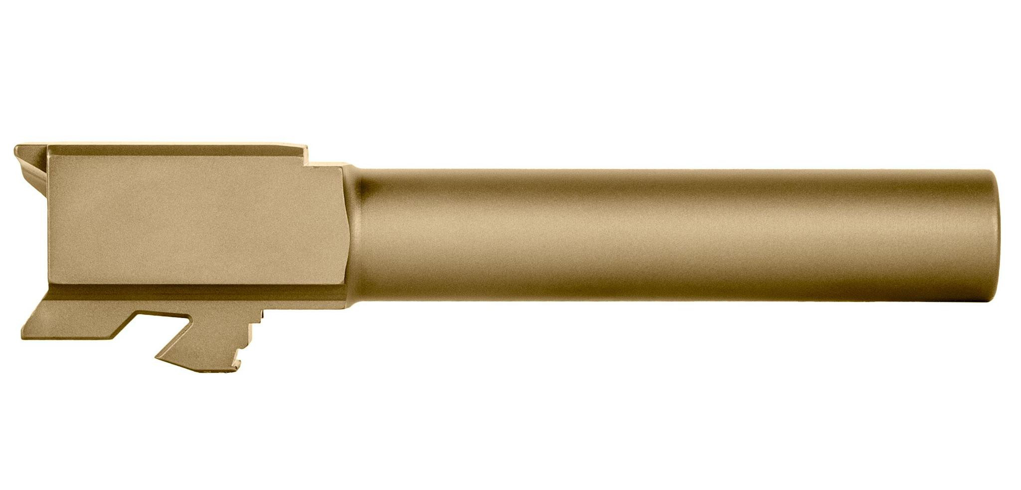 Drop In 9mm Barrel - FDE PVD Coated - Fits Glock 19 - RightToBear.com