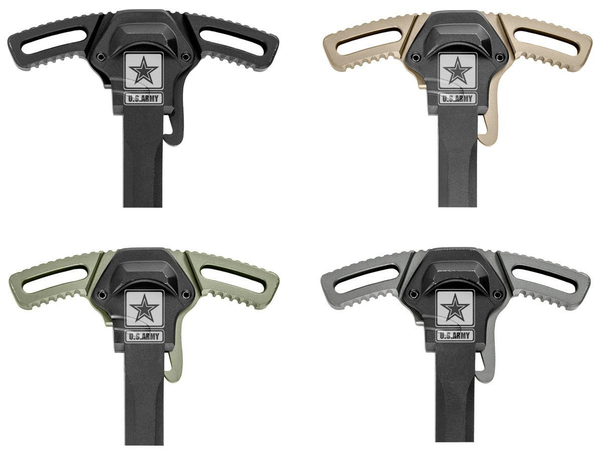 Breek Arms Engraved Ambidextrous Charging Handle - US ARMY ...