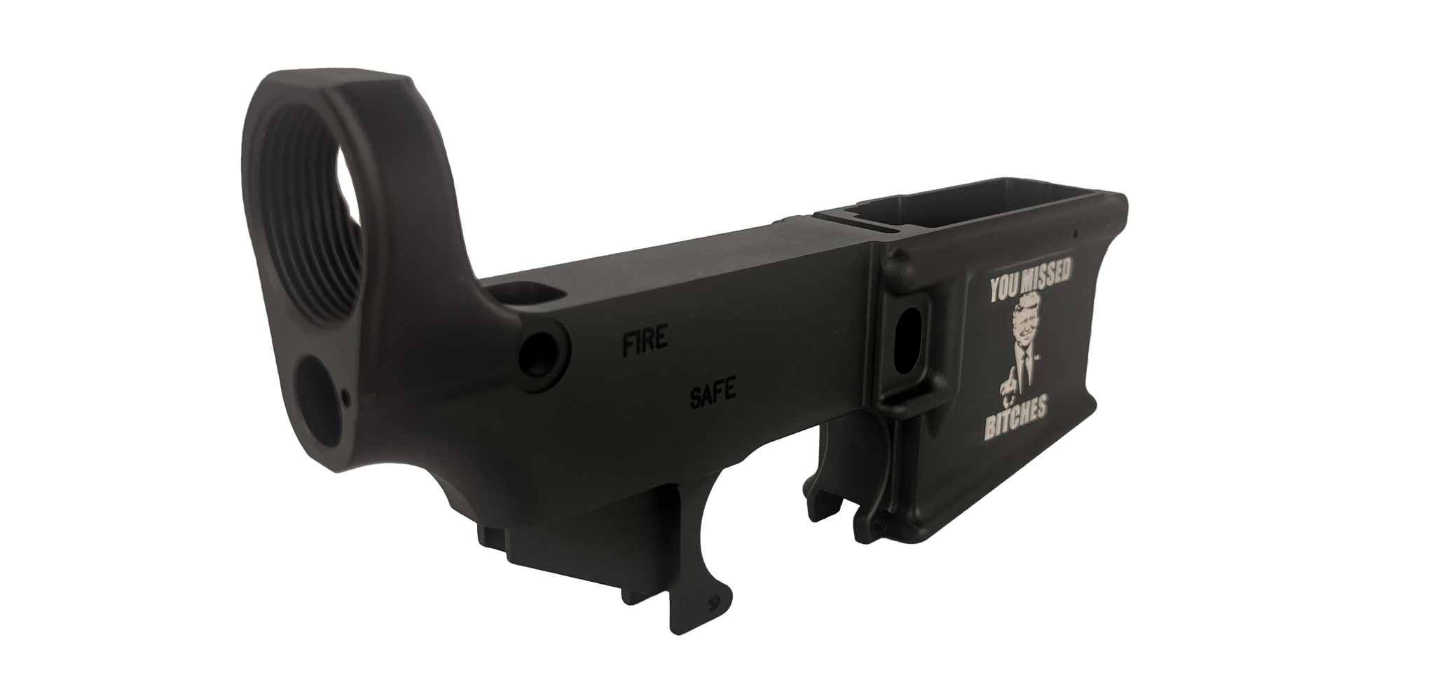 "You Missed" TRUMP Limited Edition AR15 Anodized 80% Lower Receiver ...