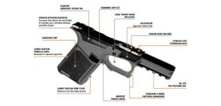 SCT Mfg SCT-19 Assembled Frame for Gen 1-3 G19 - Choose Color (FFL REQ ...