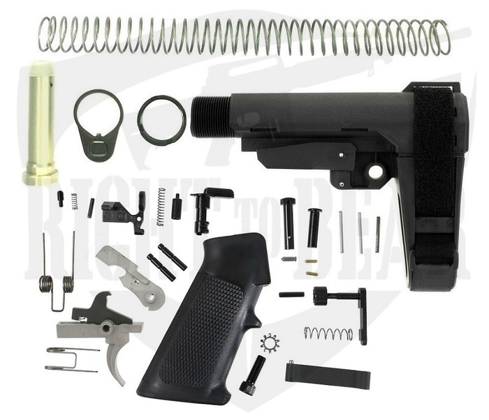 MOE SB Tactical SBA4 Pistol Lower Build Kit | TS Complete LPK ...