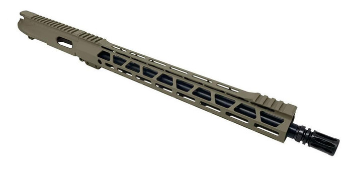 RTB 16" 9MM Upper Receiver - FDE | A1 | 15" M-LOK | Without BCG & CH ...