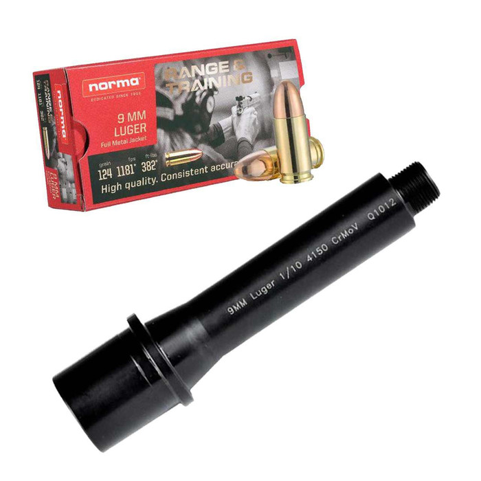 Norma 620340050 Brass Case 9mm Luger Ammo 124 Grain FMJ - RightToBear.com