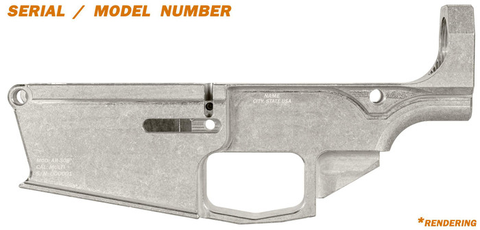Forged DPMS Pattern 80 Percent Raw Billet .308 Lower Receiver