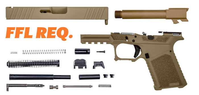 Glock 19 Gen 3 Style Build Kit - Black | FDE - (FFL REQ.) - RightToBear.com