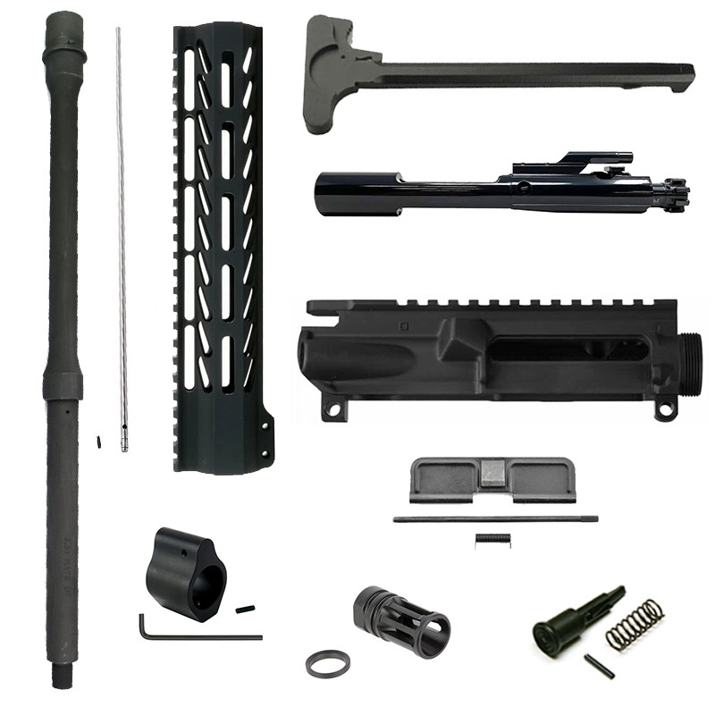 Rifle Build Kit - 5.56 | 16" Complete Upper Receiver | M4 6-Positon ...