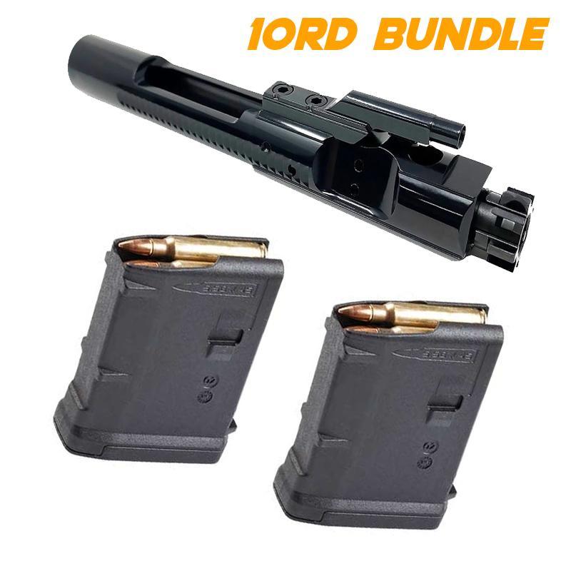 RTB Complete M16 BCG - BLACK NITRIDE with 2 FREE Magpul 30 /10/30 rd ...