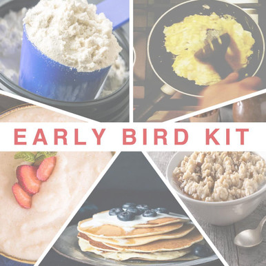 Early Bird - Ready Hour Whey Milk / Scrambled Eggs / Maple Oatmeal ...