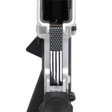 Engraved Trigger Guard - TATTERED FLAG ^ - RightToBear.com