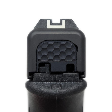 RTB Dimpled Glock Slide Cover Back Plate - Black - RightToBear.com