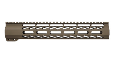 Always Armed M-LOK Free Float Handguard - 12" - FDE - Slant Cut ...