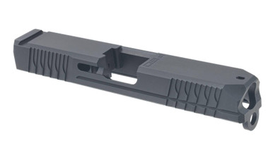P80 Compact Stripped Slide for Glock 19 - Black - RightToBear.com