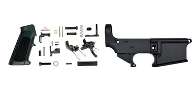 AR-15 80% Lower Receiver & LPK – Anodized Black with Fire / Safe ...