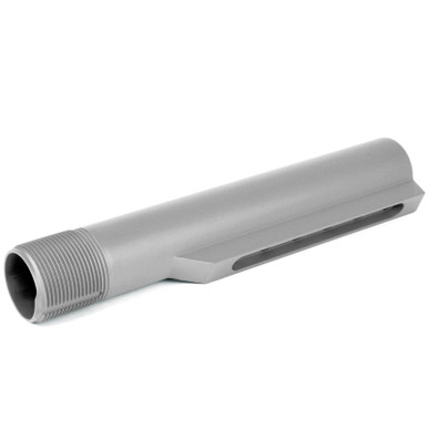 TS AR-15/M4 Mil-Spec 6 Position Buffer Tube - SILVER - RightToBear.com