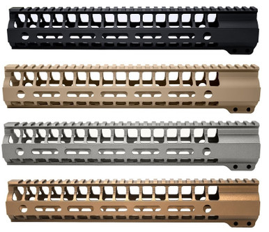 12 inch Free Float Lightweight M-LOK Handguard - Custom Cerakote Color ...