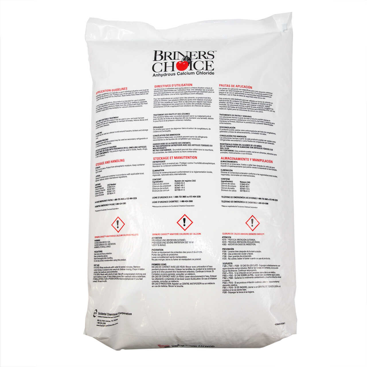 Calcium Chloride Pellets - Ice Melt - 50lb Bulk Bags