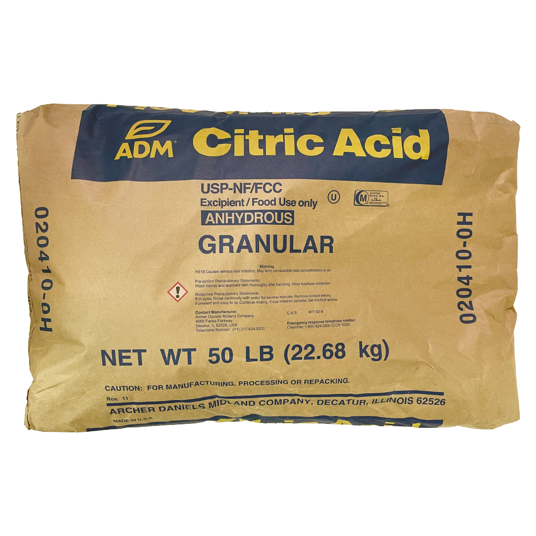 Citric Acid Granular (ADM) - Bulk 50lb Bags Online