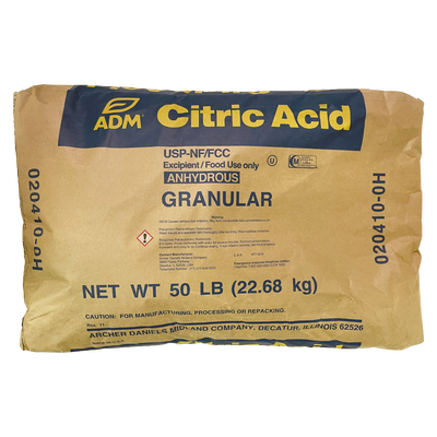Citric Acid Granular (ADM) - Bulk 50lb Bags Online