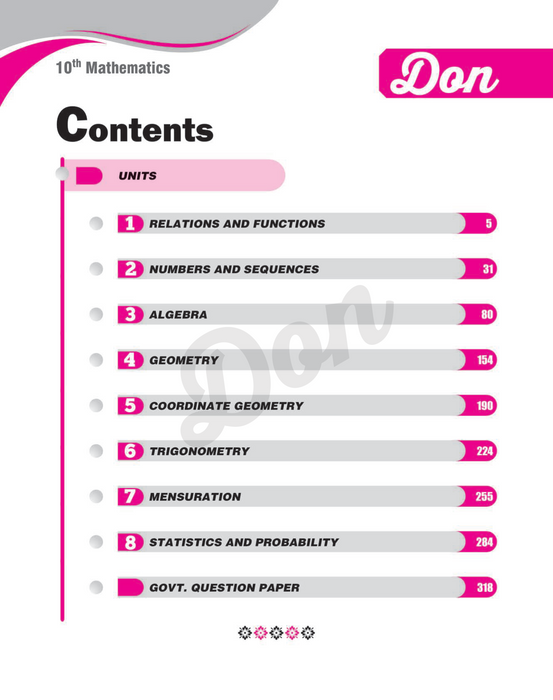 10th Mathematics Guide
