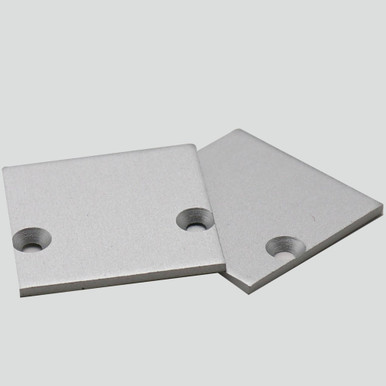 END CAP ALP104R SILV 2PK - FOR PLT-12920 - PLT-12921 - PLT