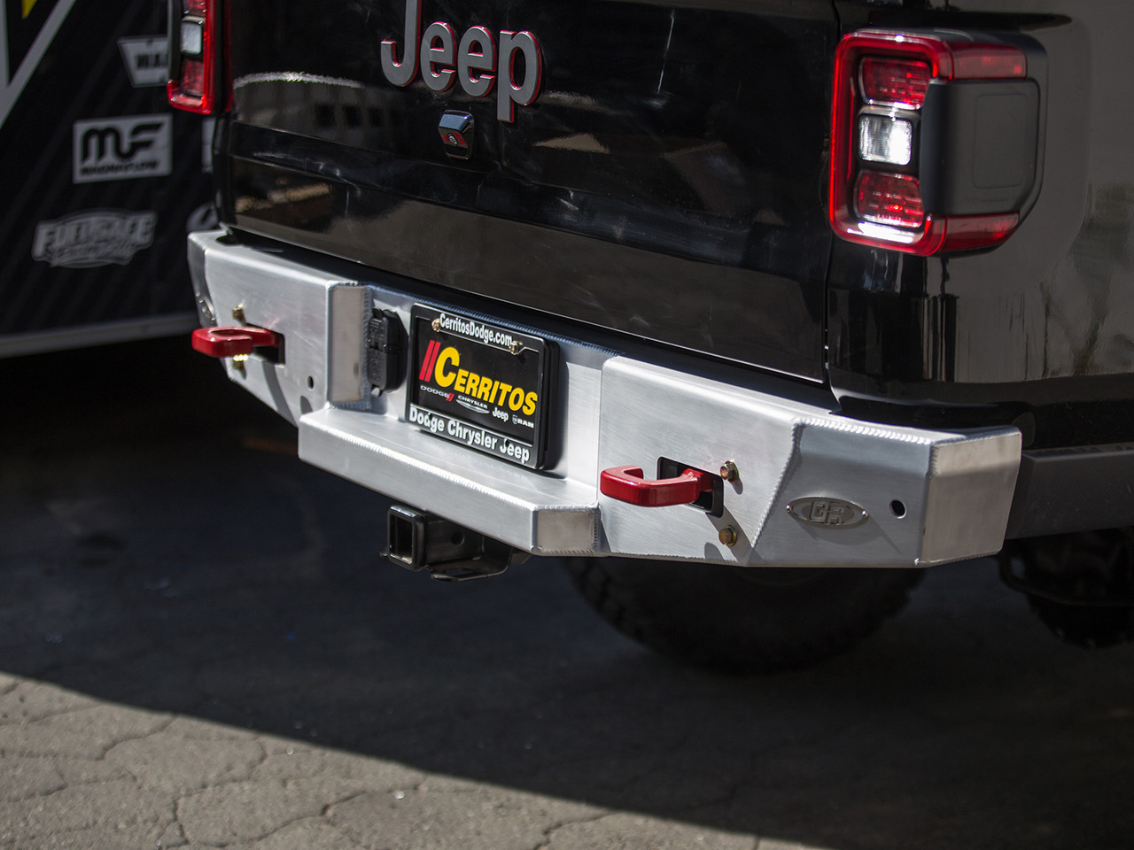 Jeep Gladiator Bumpers | Jeep JT Aluminum Rear Bumper | GenRight Off ...