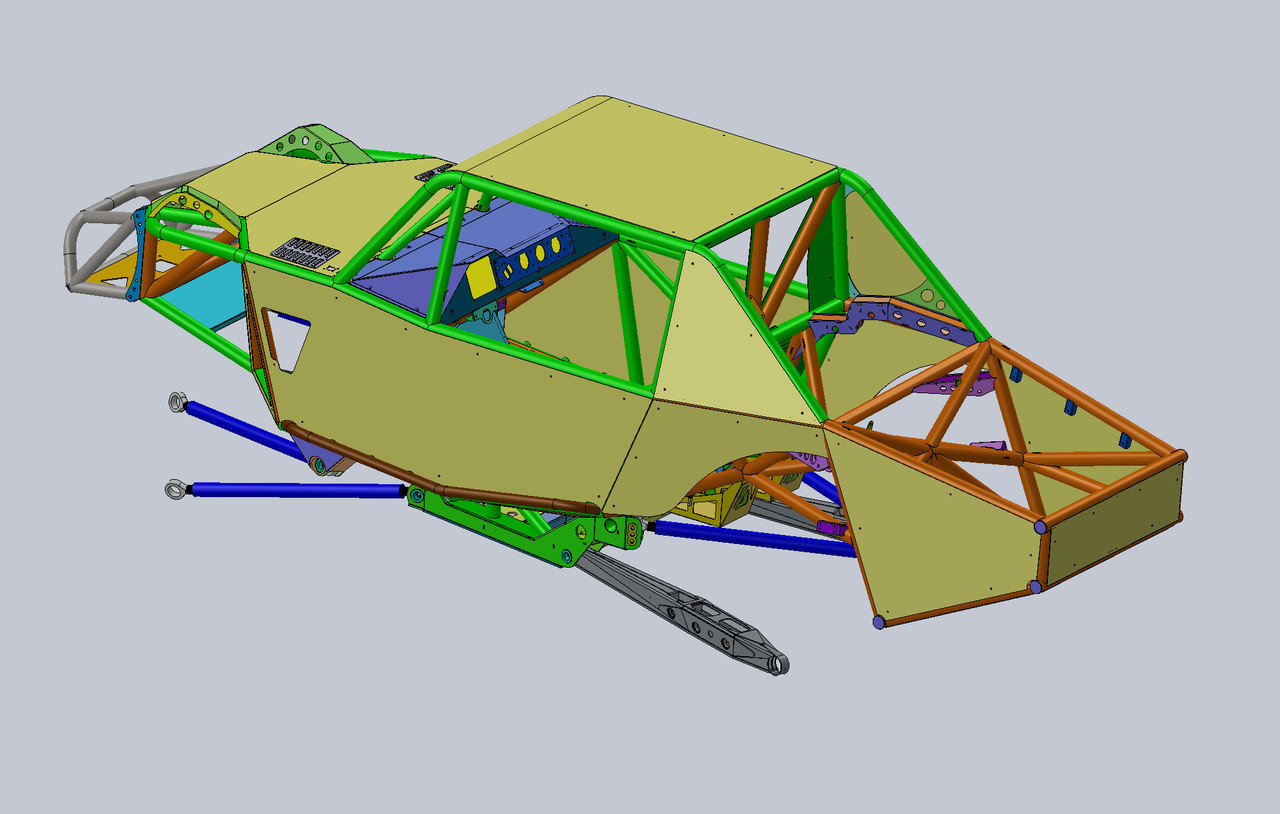 Ultra4 Racing 4400 Chassis | High-Performance Off-Road Frame | GenRight ...