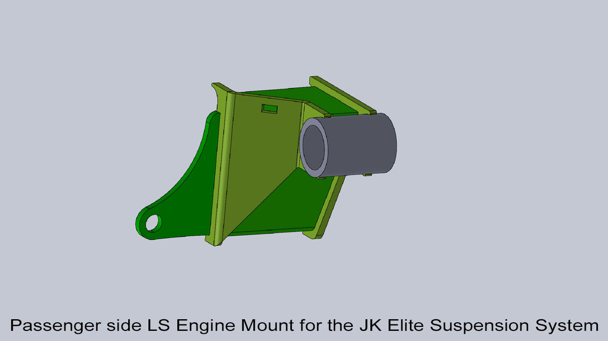 4L80 Transmission & Engine Mounts | Jeep JK LS Swap Mount Kit ...