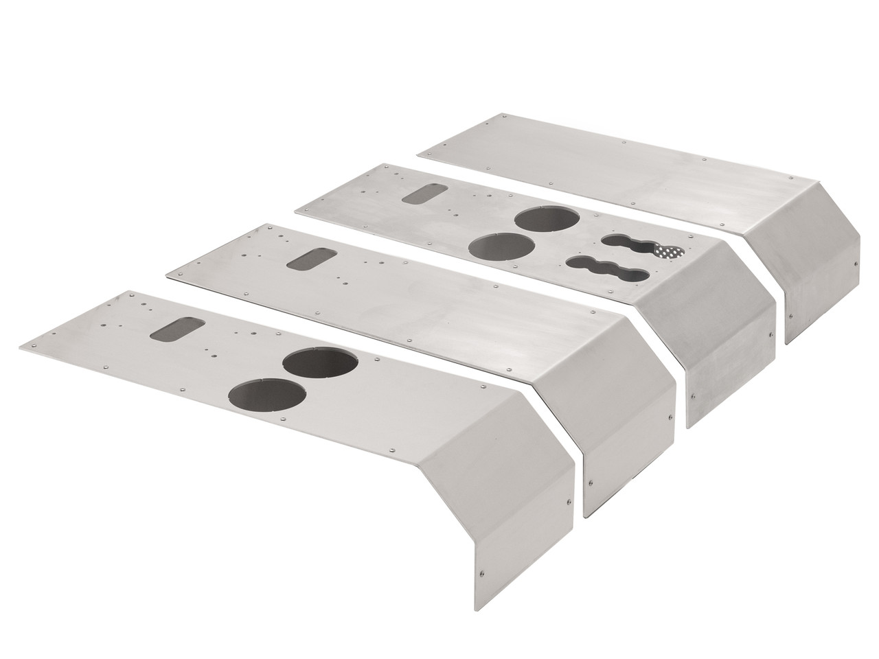 Jeep YJ Center Console | Wrangler Aluminum Center Console