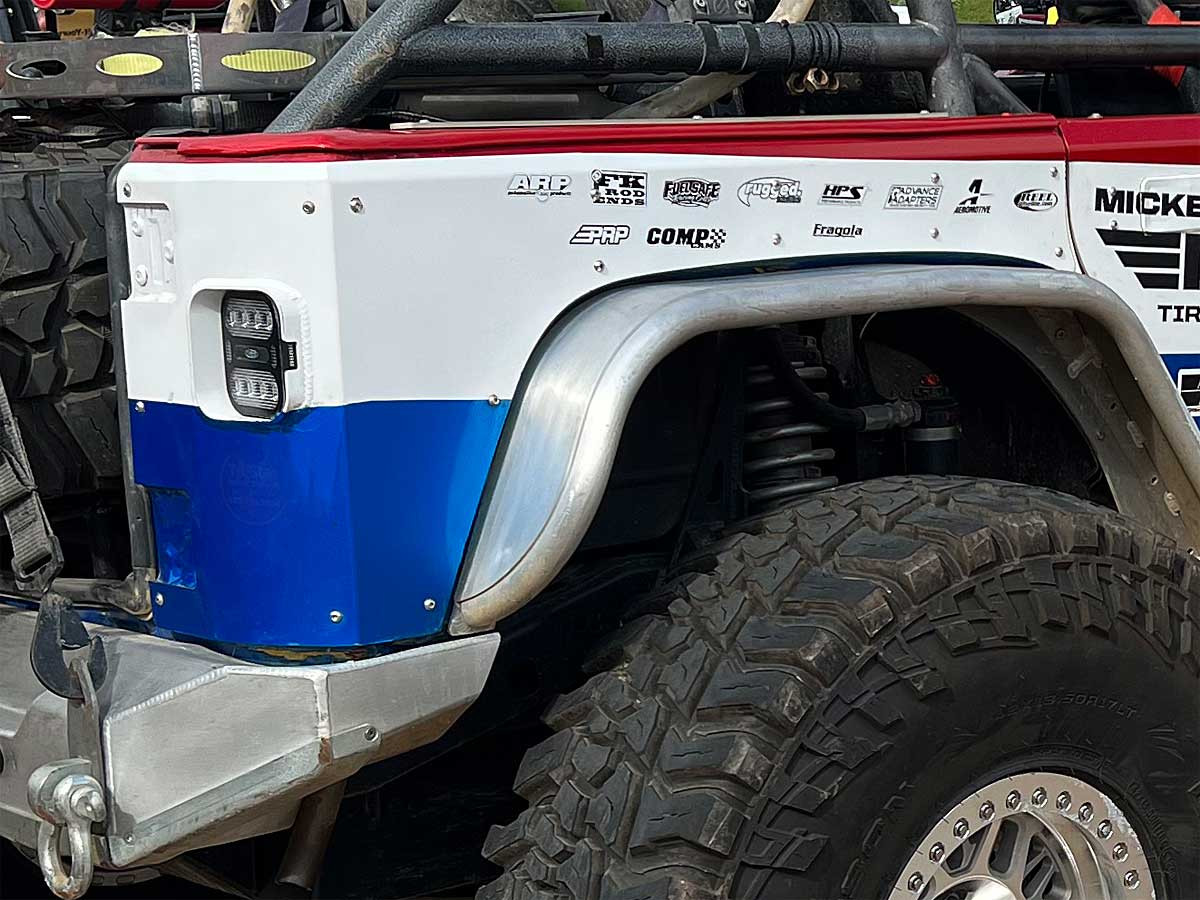 Jeep Wrangler JK Corner Guards for Matrix LED | Jeep JKU Off Road Panel ...