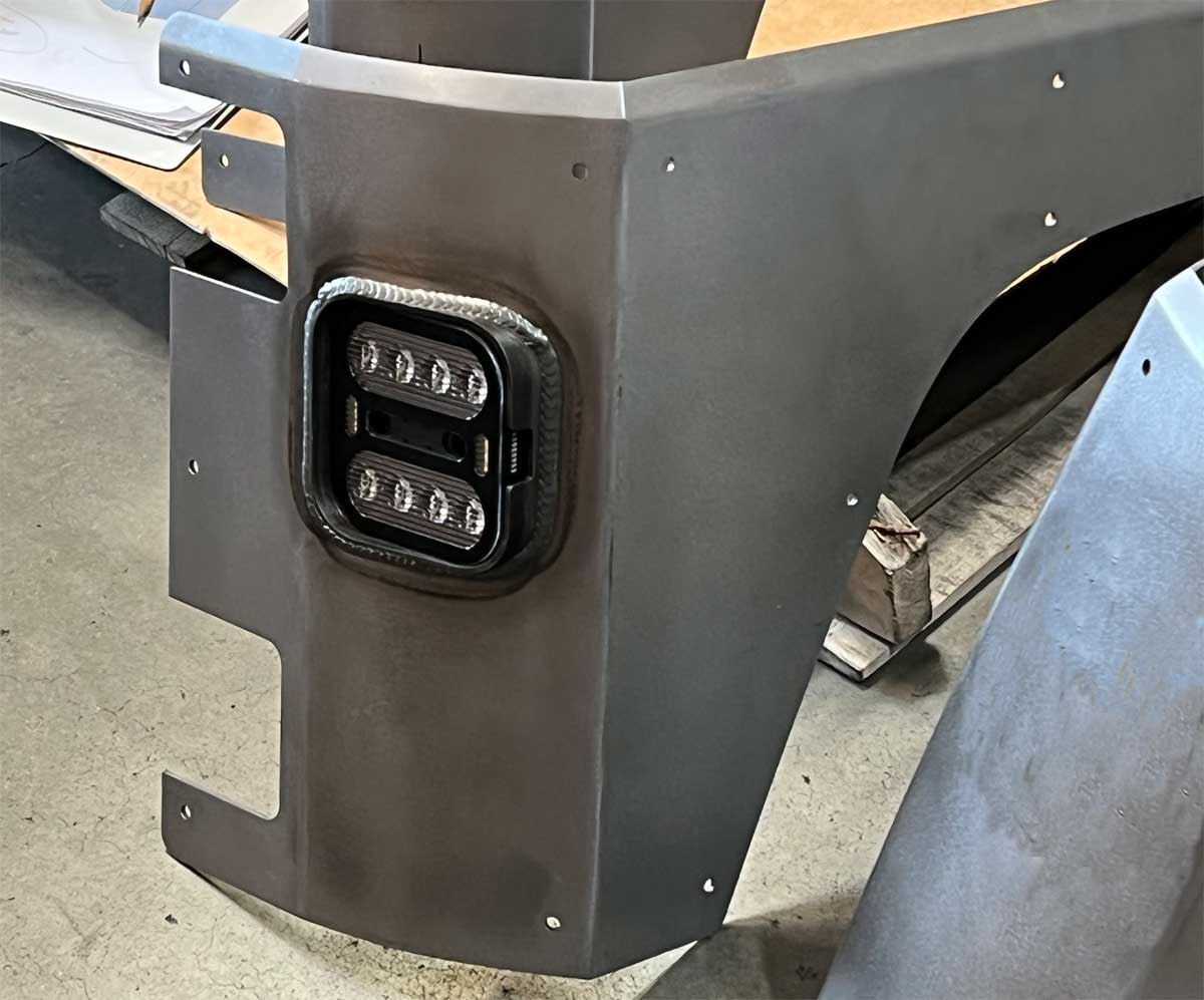 Jeep Wrangler JK Corner Guards for Matrix LED | Jeep JKU Off Road Panel ...
