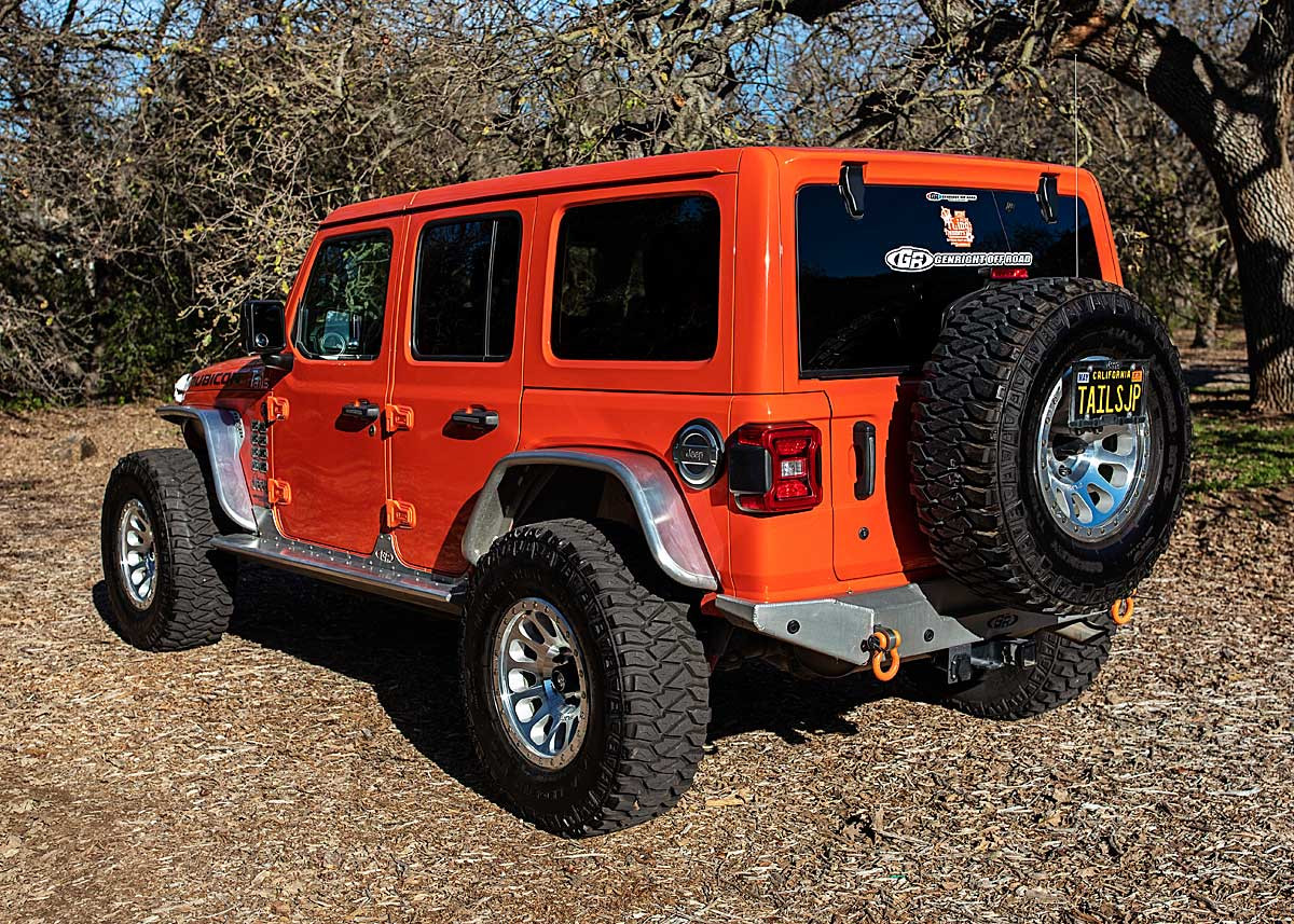 Jeep JL/JLU Fenders | Front & Rear Aluminum Tube Fenders | GenRight Off ...
