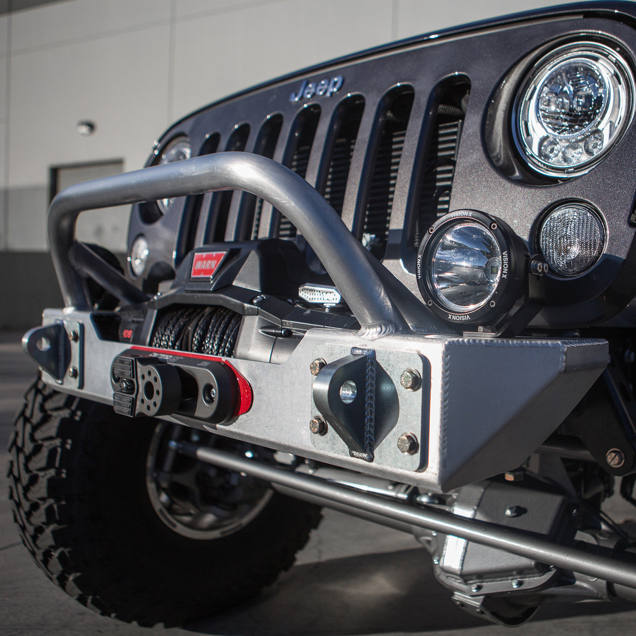 Jeep JK Ultra Clearance Bumpers | Aluminum Front & Rear Kit | GenRight ...