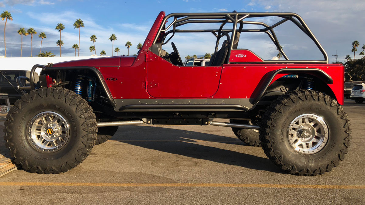 Tracer Jeep LJ Coilover Suspension Kit for LS Engine | GenRight Off Road
