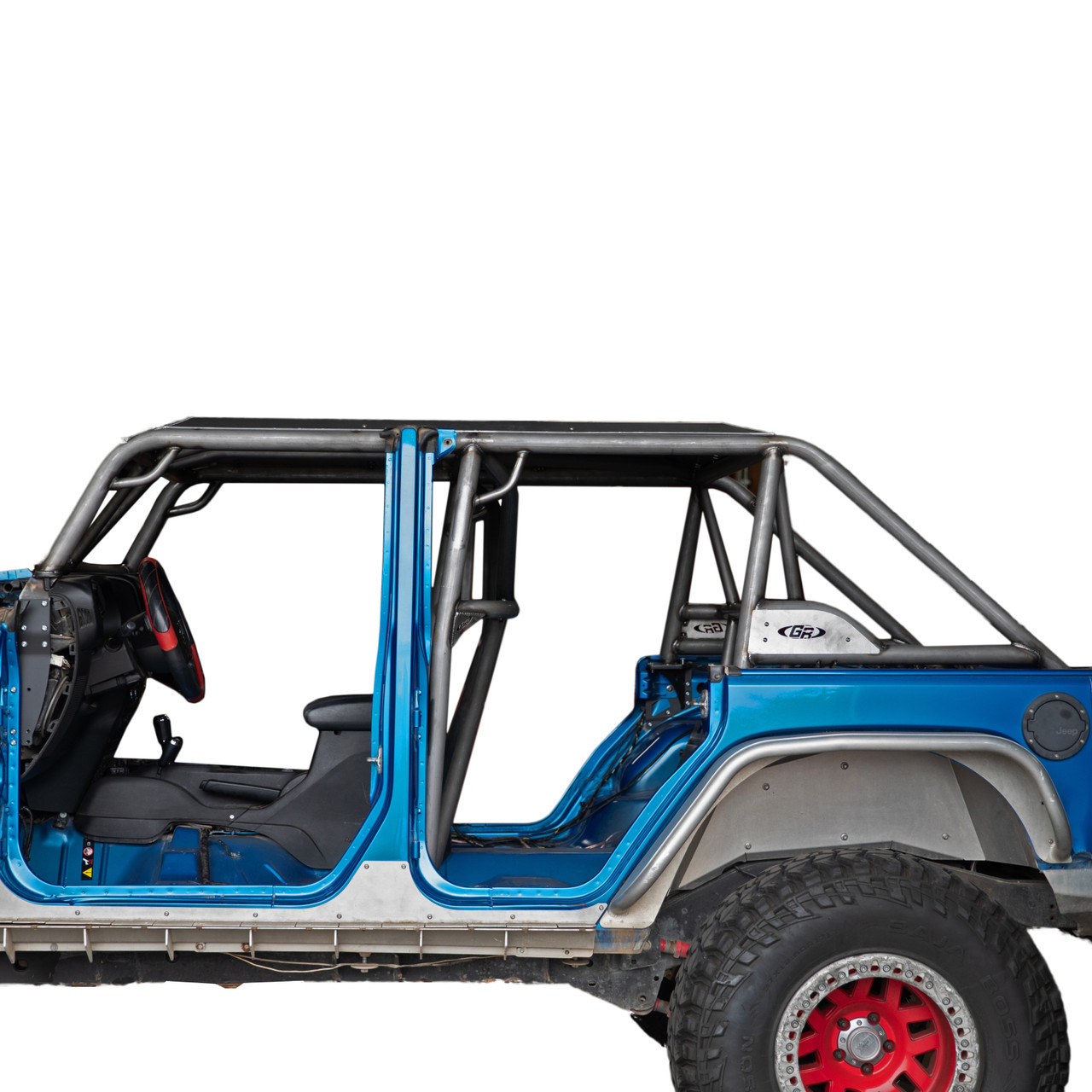 Jeep JK Full Roll Cage Kit | DOM Tubing Roll Cage | GenRight Off Road