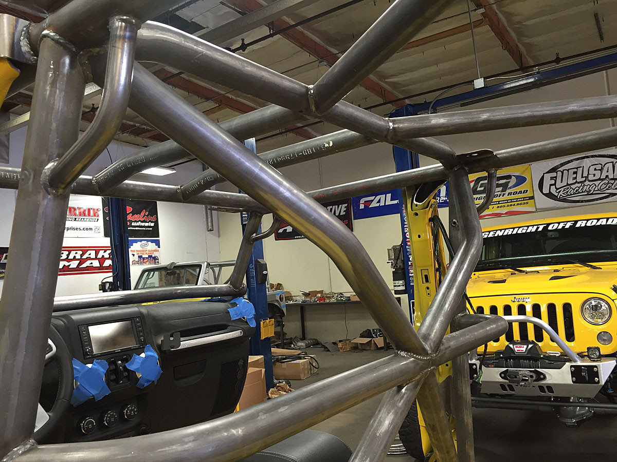 Jeep Wrangler Roll Cage | Jeep JK Behind the Seat X-Bar for V2 | Jeep ...