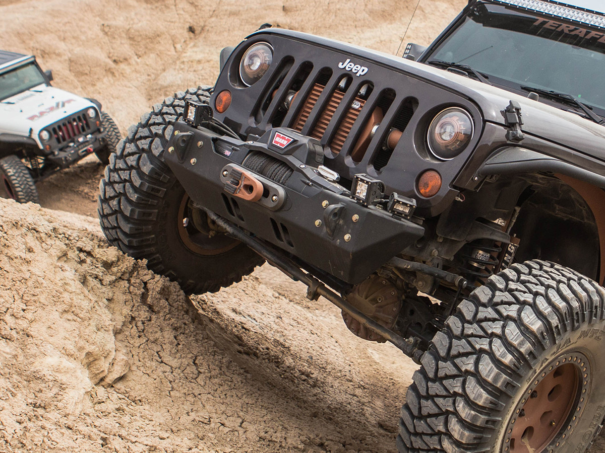 Jeep Wrangler Off Road Bumper | Jeep JK Stubby Style Front Bumper ...