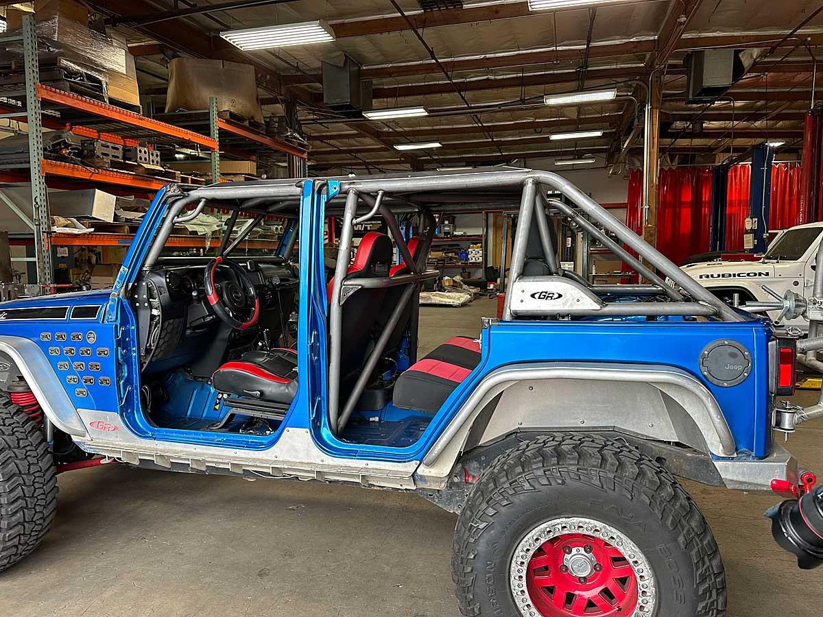 Jeep JK Full Roll Cage Kit | DOM Tubing Roll Cage | GenRight Off Road