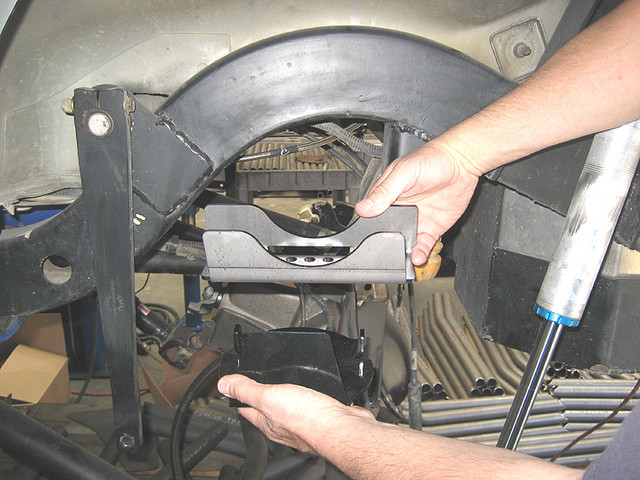 Rear Coil Spring Correction Mount Kit for Jeep TJ | GenRight Off Road