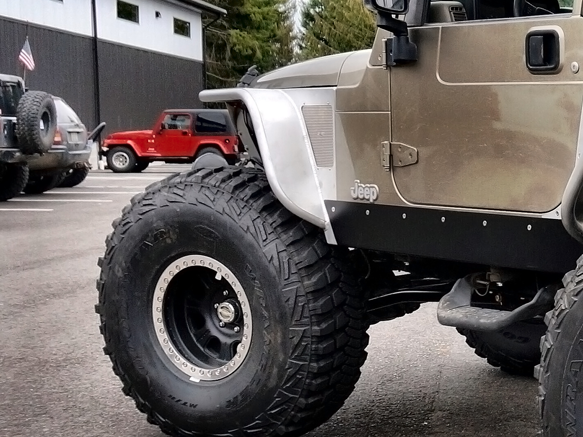 Jeep Wrangler Fender Flares | Jeep TJ 6" Hi-Fenders | Jeep Front ...