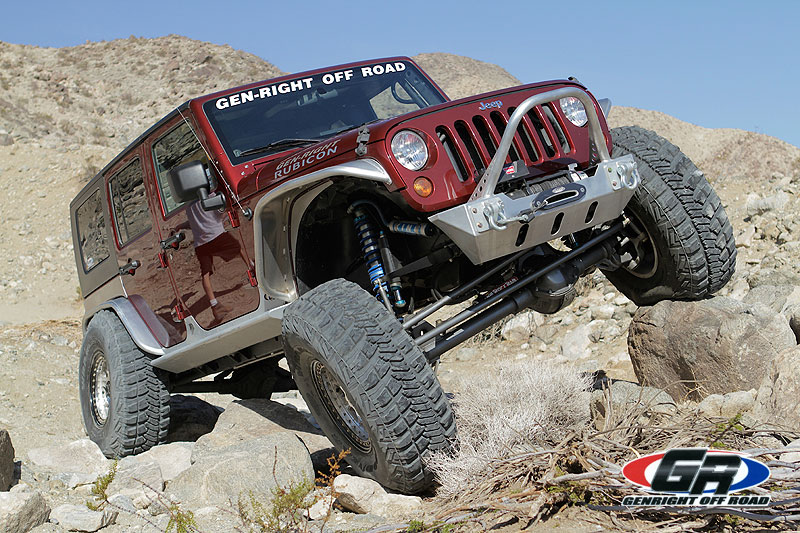 GenRight Stage 4 JK Elite Suspension Parts Upgrade