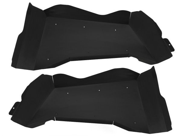 Jeep JK Aluminum Rear Inner Fenders - Black | GenRight Off Road