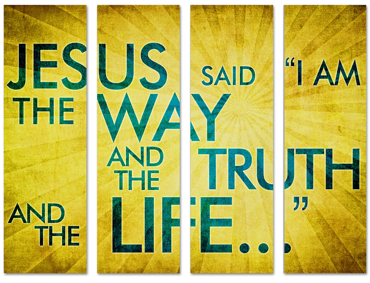 BC114 Way Truth Life - ChurchBanners.com